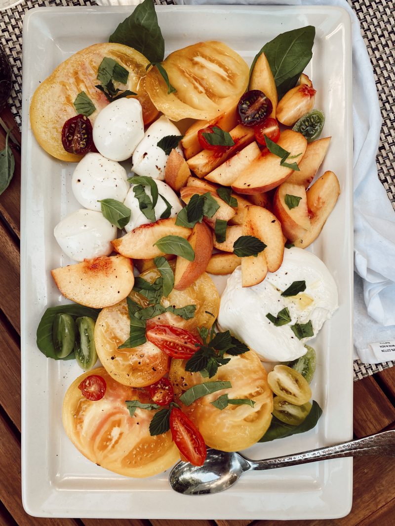 Burrata Caprese Salad - Style + Eat Simple Recipes